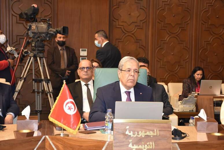 الجرندي يجدد في القاهرة،تأكيد دعم تونس الثابت للشعب الفلسطيني