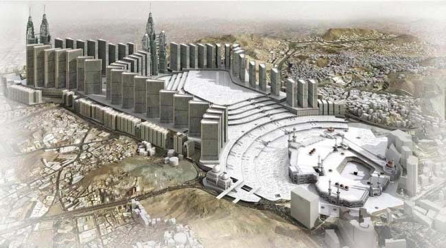 Hajj 2008 : plan et maquette des chantiers de La Mecque et de Médine