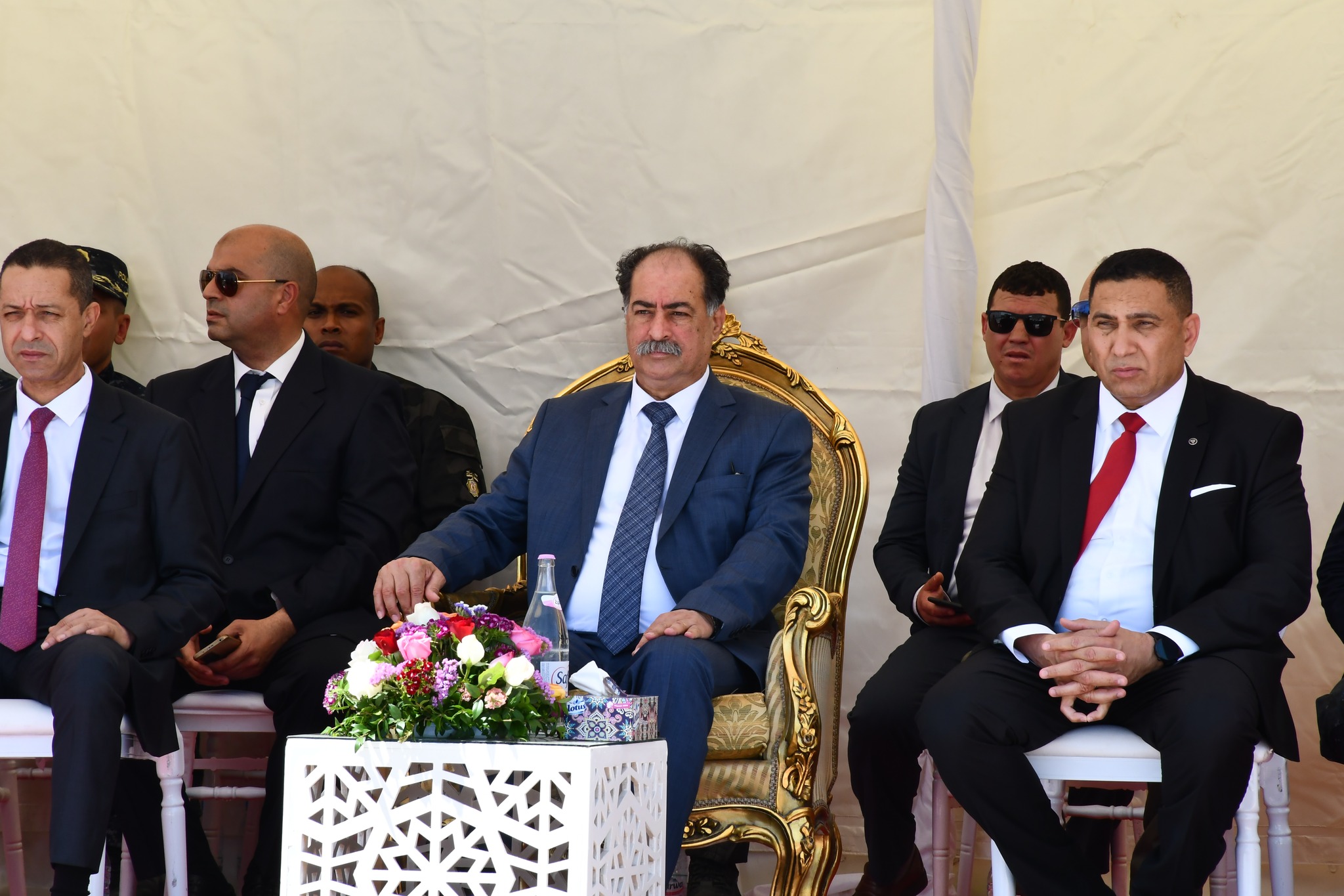 وزير الداخلية يؤدي زيارة ميدانية إلى مقر الإدراة العامة لوحدات التدخل ...