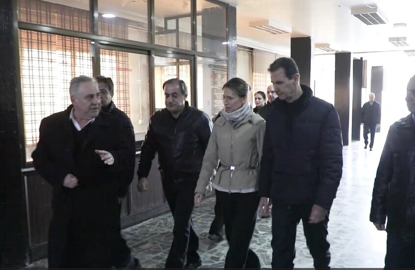 باب نت حقيقة الصورة الأولى لبشار الأسد وزوجته في موسكو بعد منحهما اللجوء بشارالأسد سوريا دمشق